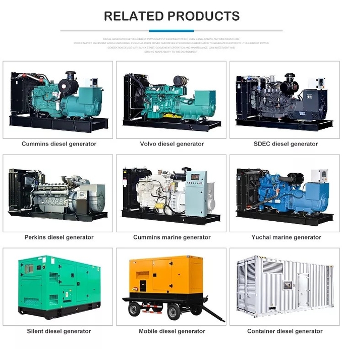 Portable 15 Kw 3 Phase Generator 1500r/Min
