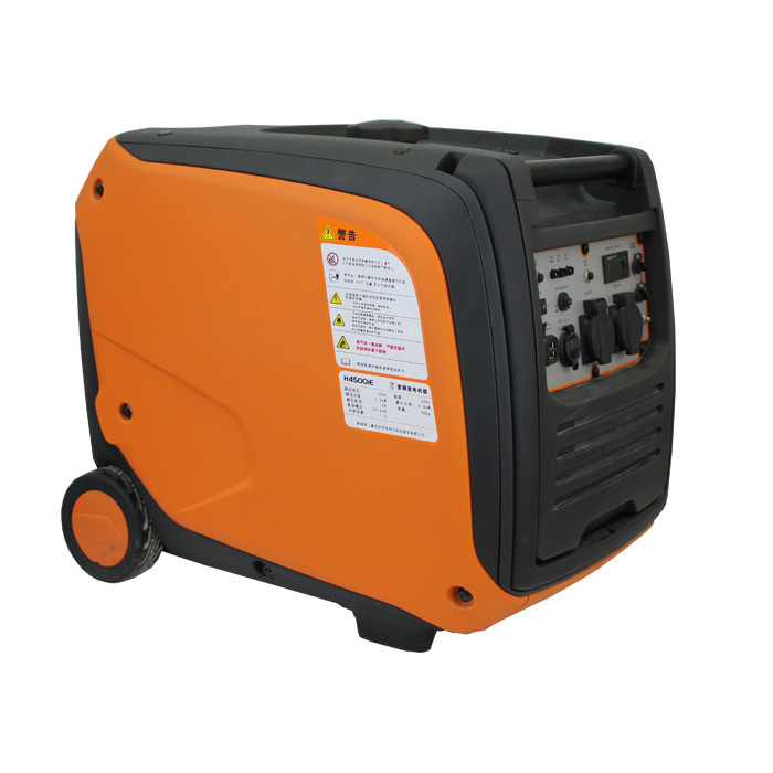 Electric Start 79cc 4kw Low Noise Inverter Generator 3600RMP