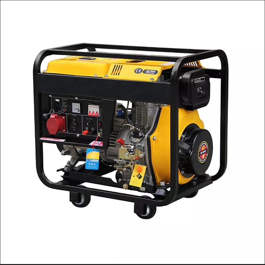 Open Type Standby Electric Start Outdoor Diesel 7.5 kVA Generator