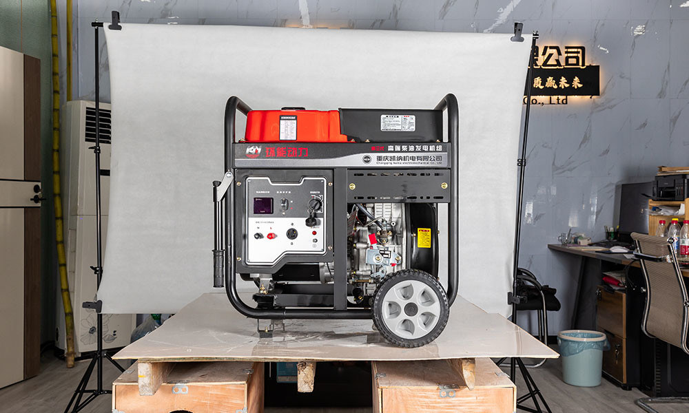 Portable Open Frame Type 9kW Single Phase Diesel Generator