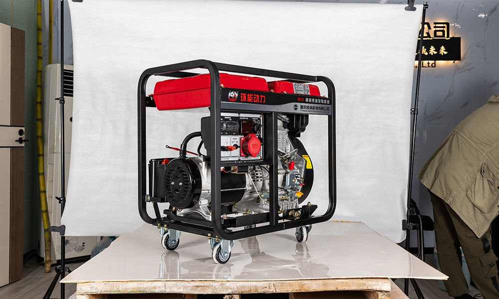 Vertical Single Cylinde 5kW Overload Protection Capability Diesel Generator